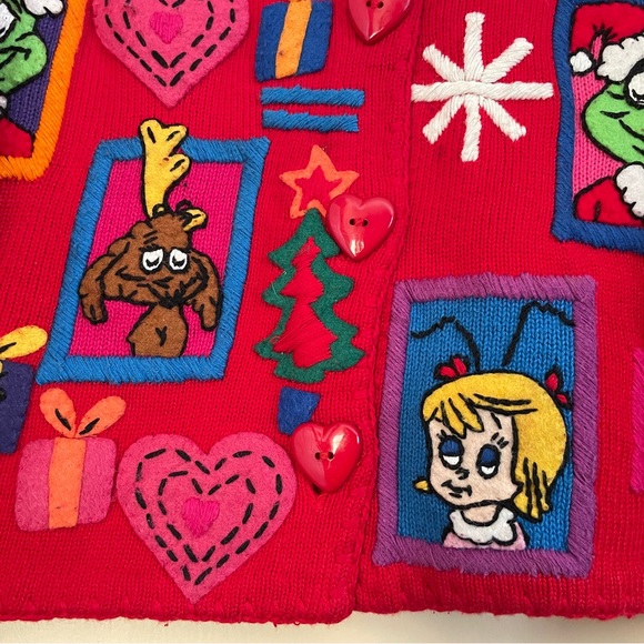 Michael Simon | Sweaters | Vintage Michael Simon Dr Seuss Grinch ...